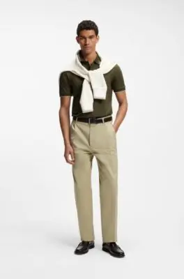 BOSS Slim-fit Polo Shirt In Mercerized Cotton