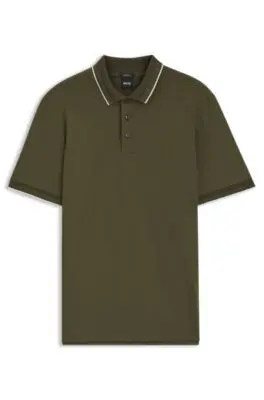 BOSS Slim-fit Polo Shirt In Mercerized Cotton