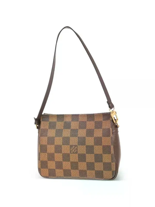 LOUIS VUITTON 2004 Trousse Damier Shoulder Bag - Brown