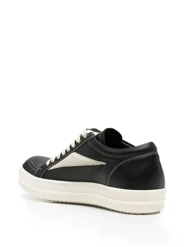 Rick Owens Lace-up Leather Sneakers