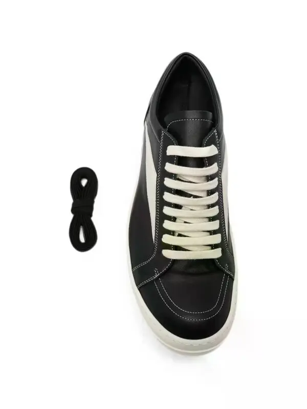 Rick Owens Lace-up Leather Sneakers