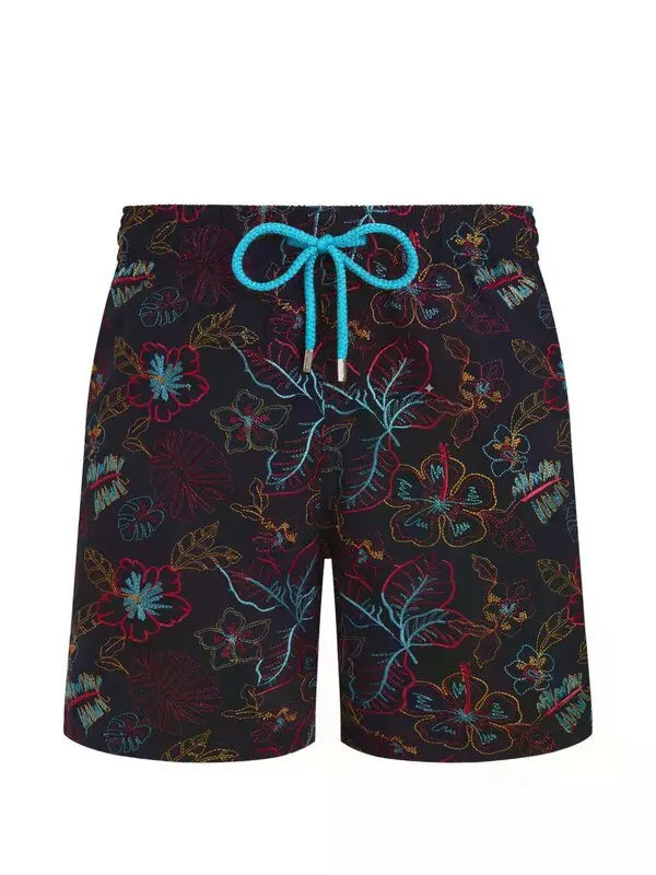 Vilebrequin Floral-print Swimsuit - Blue