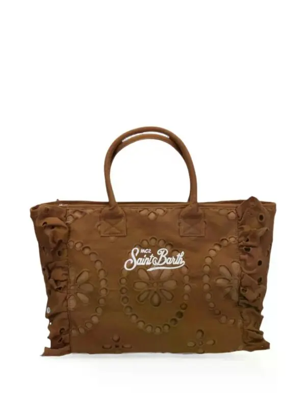 MC2 SAINT BARTH Vanity Ruffled Tote Bag