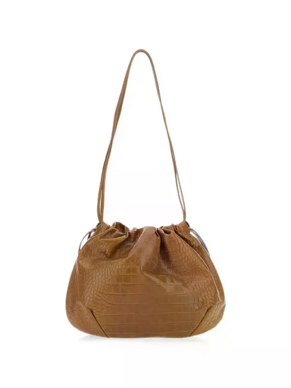 LIFFNER Croc-effect Leather Shoulder Bag