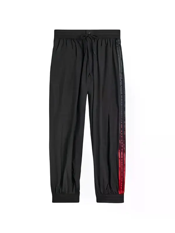 Y3 SPORT Side-stripe Track Pants - Black