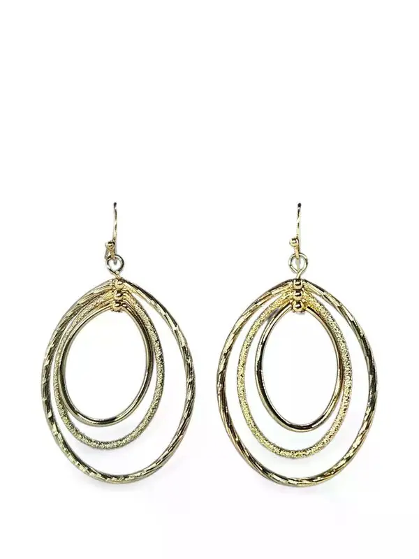 MADISON Etched Multi-oval Earrings