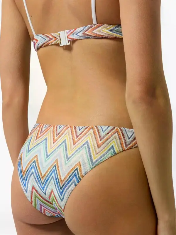 Missoni Zigzag-print Bikini - White