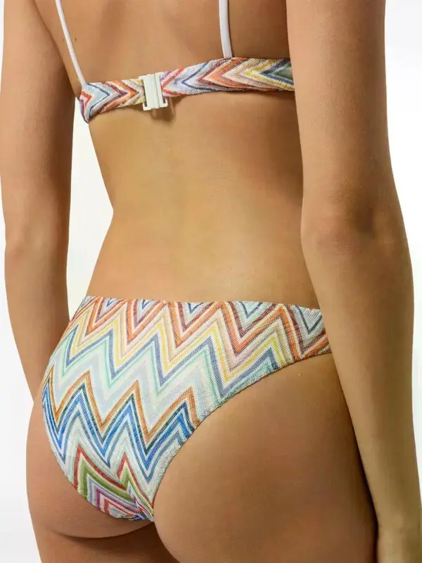 Missoni Zigzag-print Bikini - White