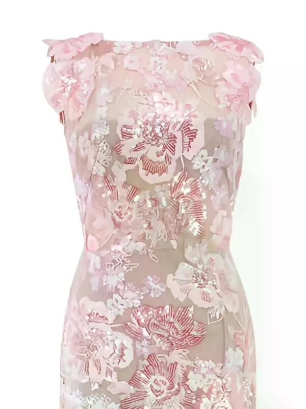 BRONX AND BRONCO Ellie Sequin Embellished Maxi Dress