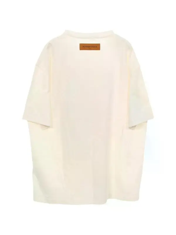 LOUIS VUITTON Flower-print Cotton T-shirt