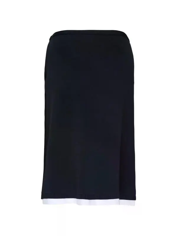 N°21 Layered Trim Knitted Skirt