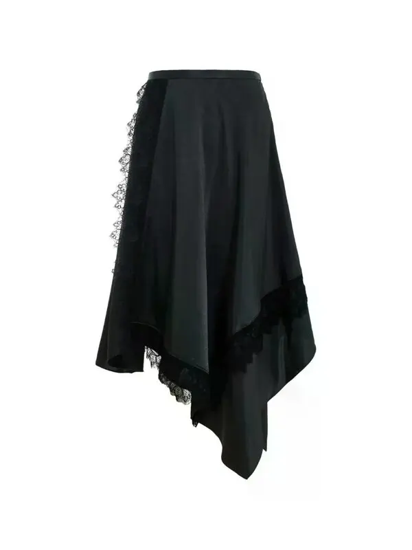 3.1 Phillip Lim Handkerchief Hem Midi Skirt - Black