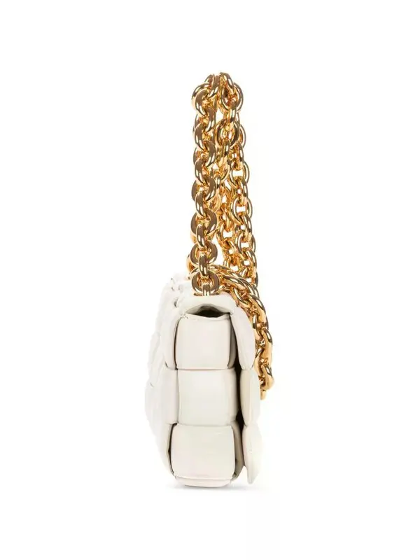 Bottega Veneta Padded Cassette Chain Cross Body Bag - Neutrals