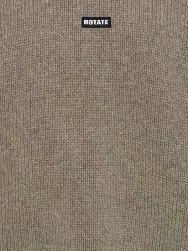 ROTATE BY BIRGER CHRISTENSEN Lace-up Detail Sweater