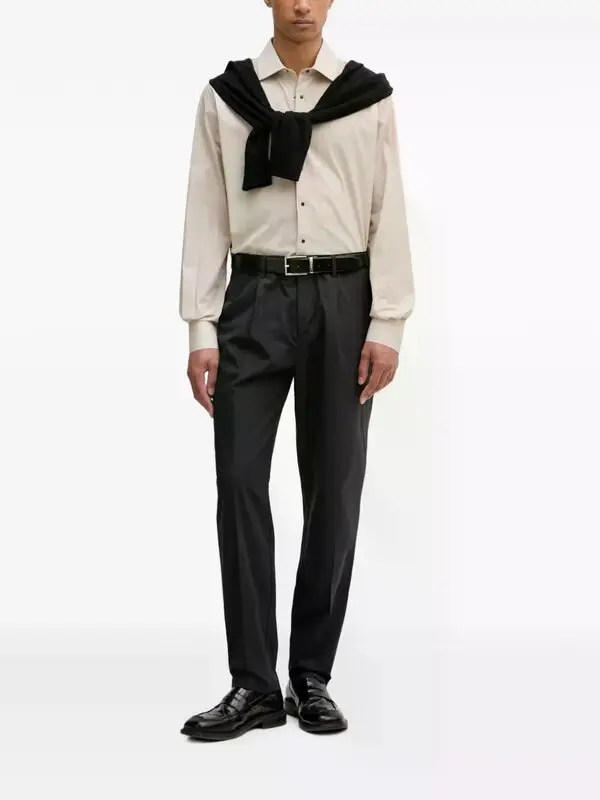 Karl Lagerfeld Logo-plaque Long-sleeve Shirt