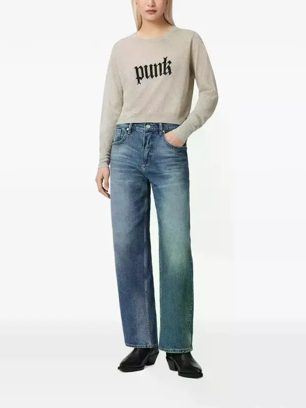 ALLSAINTS Deetz Knitted Motif Sweater
