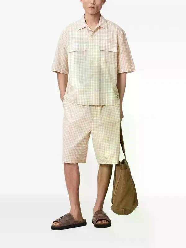 ALLSAINTS Rockland Gingham-check Short-sleeve Shirt