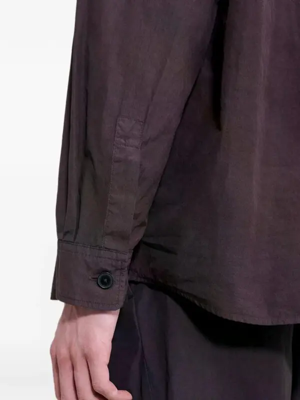 Auralee Garment-dyed Cotton Shirt