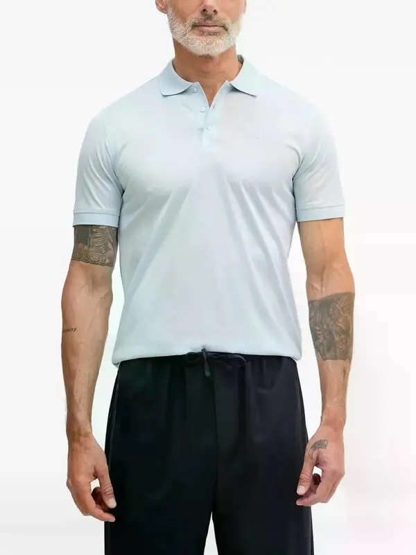 Karl Lagerfeld Logo-embroidered Polo Shirt
