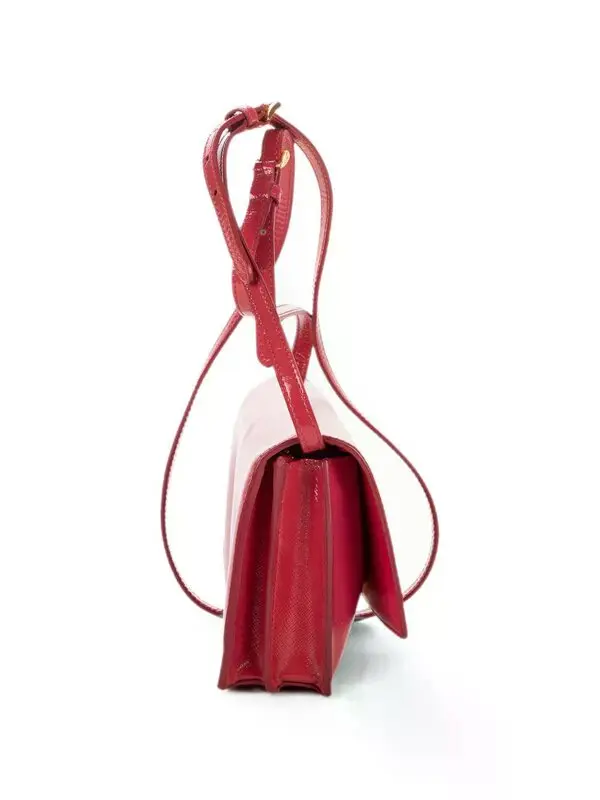 Prada Logo-plaque Leather Shoulder Bag
