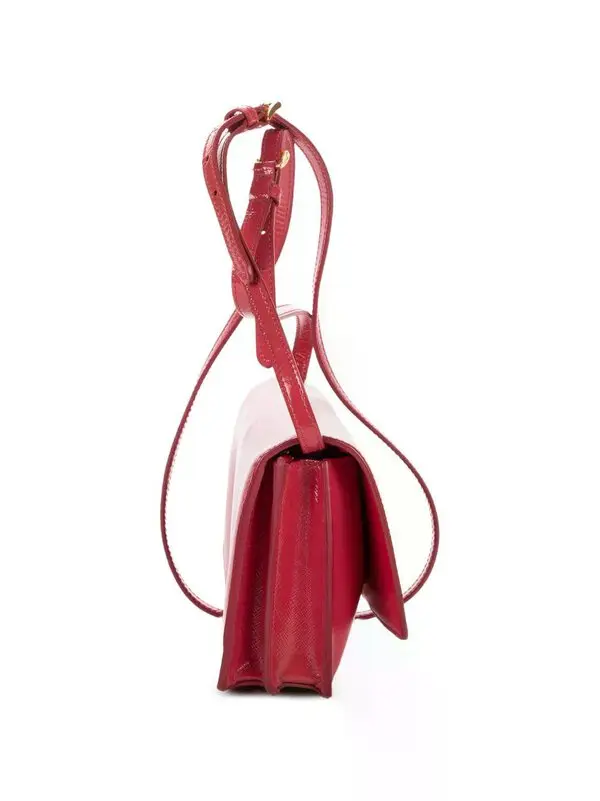 Prada Logo-plaque Leather Shoulder Bag
