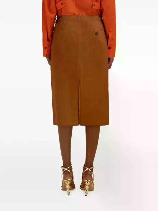 FERRAGAMO Virgin Wool Midi Skirt