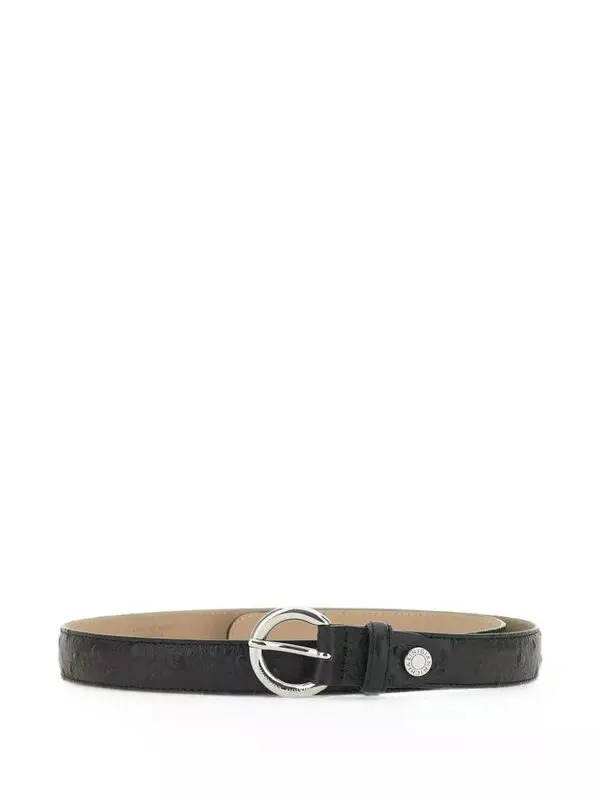 GIANNI CHIARINI Ostrich-effect Padded Belt