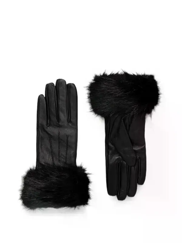 Barbour Tonal Topstitching Gloves - Black