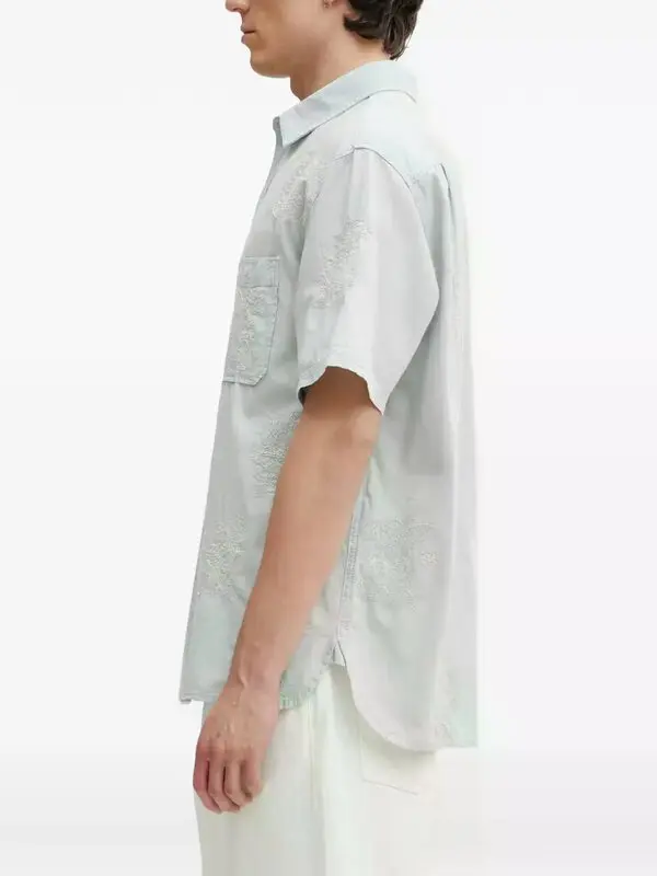 Kenzo Embroidered Short-sleeve Shirt