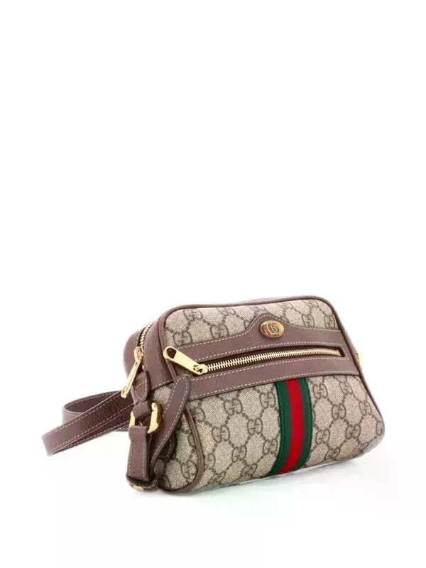 Gucci Ophidia Gg Coated Canvas Mini Shoulder Bag