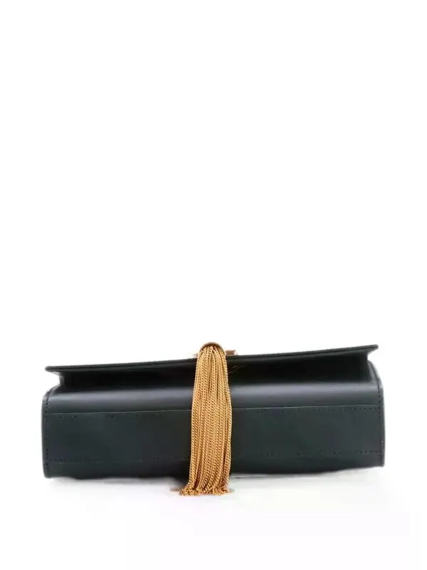 Saint Laurent Monogram Tassel Leather Small Crossbody Bag