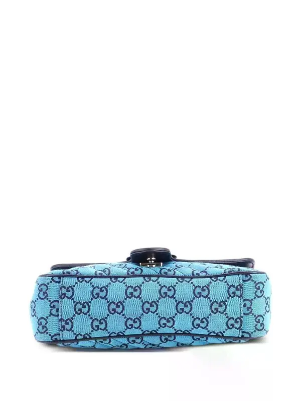 Gucci Gg Marmont Shoulder Bag - Blue