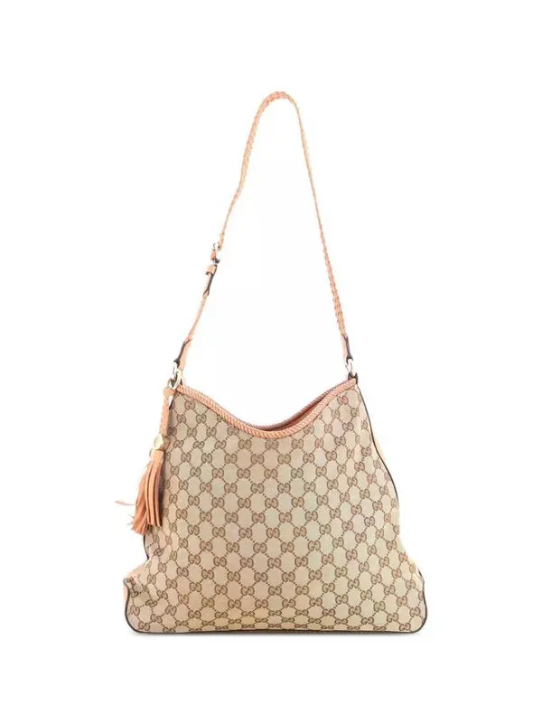Gucci Marrakech Gg Canvas Medium Hobo Bag