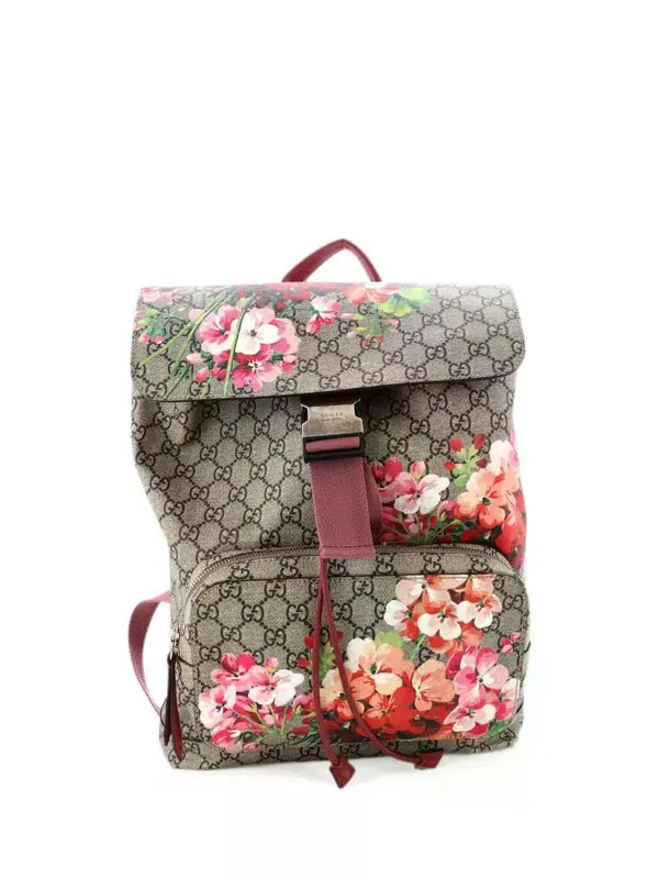 Gucci Gg Coated Canvas Backpack