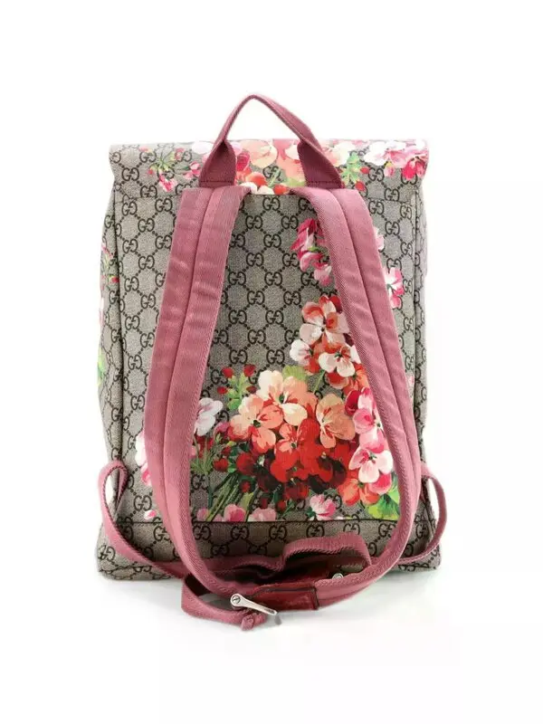 Gucci Gg Coated Canvas Backpack - Brown