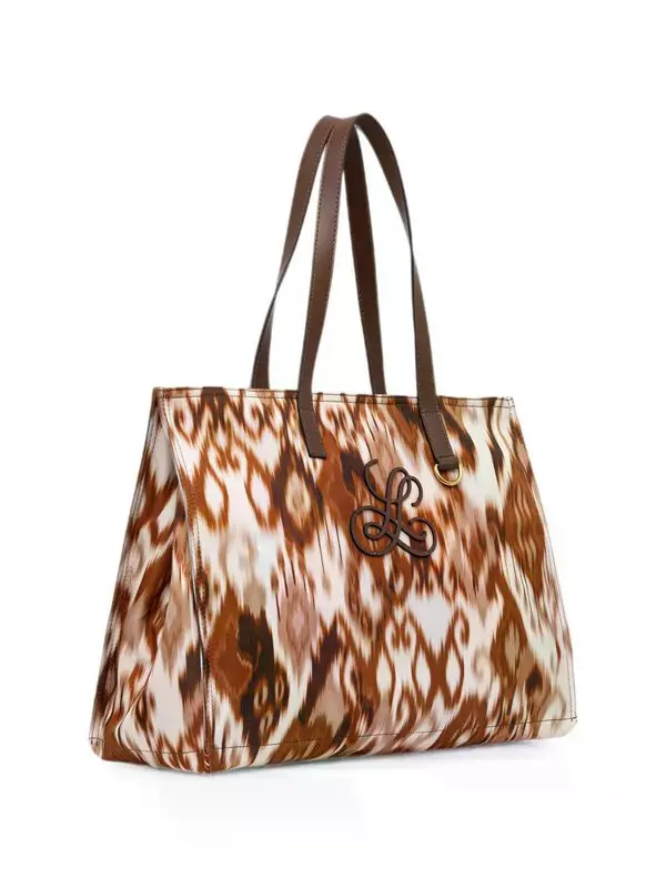 Luisa Spagnoli Monogram-plaque Tote Bag