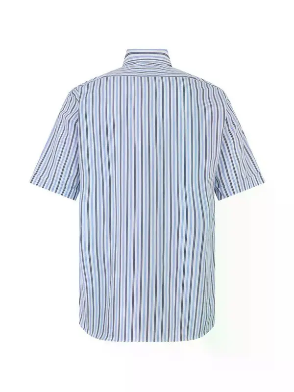 Paul & Shark Vertical-stripe Short-sleeve Shirt