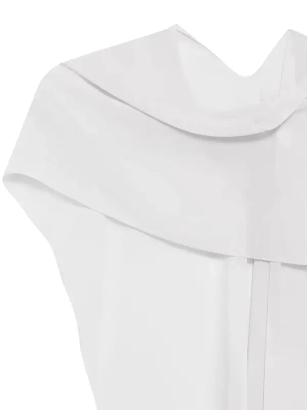 Patrizia Pepe Draped Asymmetric Scarf