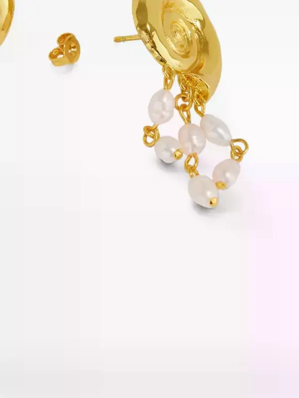 OTTOMAN HANDS Shell-pearl Beaded Earrings