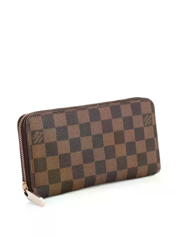 LOUIS VUITTON Zippy Wallet Damier Small Wallets - Brown