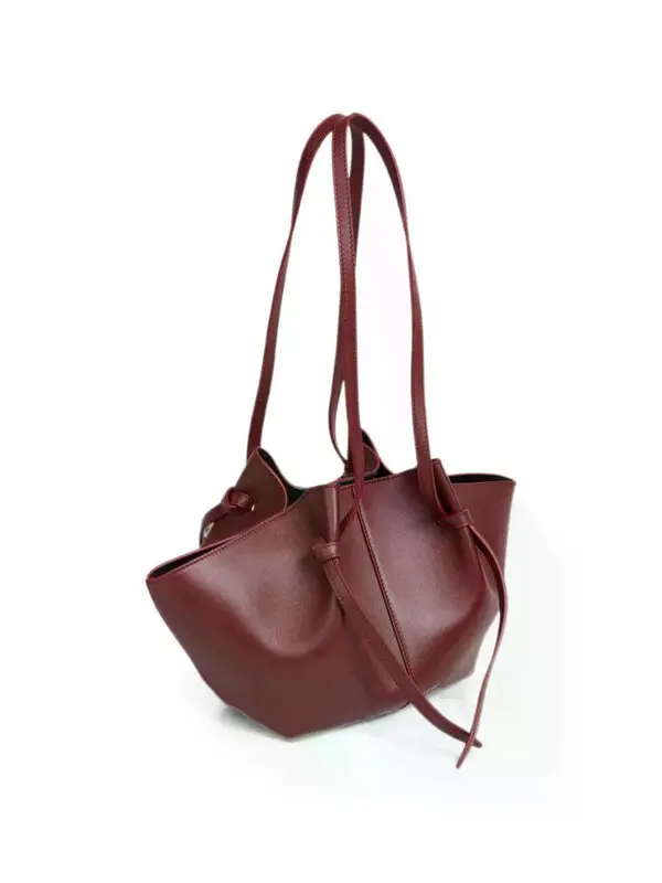 Yuzefi Mochi Knotted Leather Tote Bag