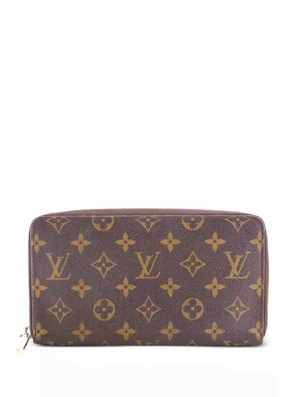 LOUIS VUITTON Zippy Organizer Monogram Canvas Small Wallets - Brown