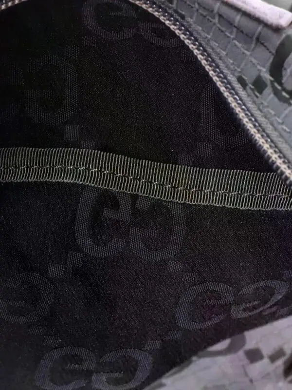 Gucci Ripstop Gg Nylon And Leather Belt Bag