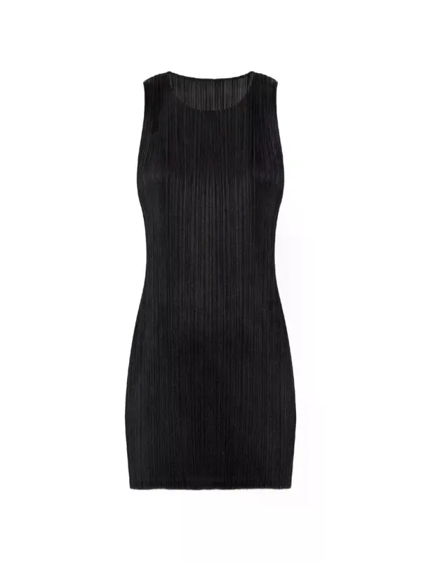 Issey Miyake Sleeveless Mini Dress - Black