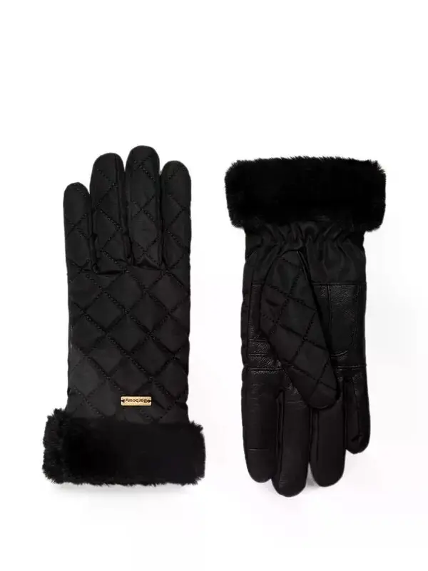 Barbour Quilted Leather Gloves