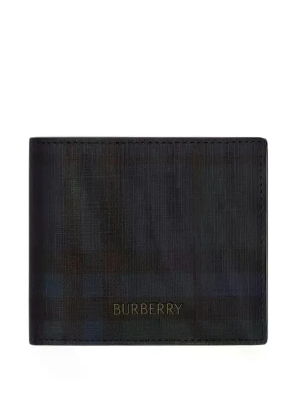 Burberry City Check Bifold Coin Wallet