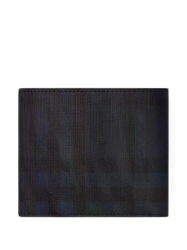 Burberry City Check Bifold Coin Wallet