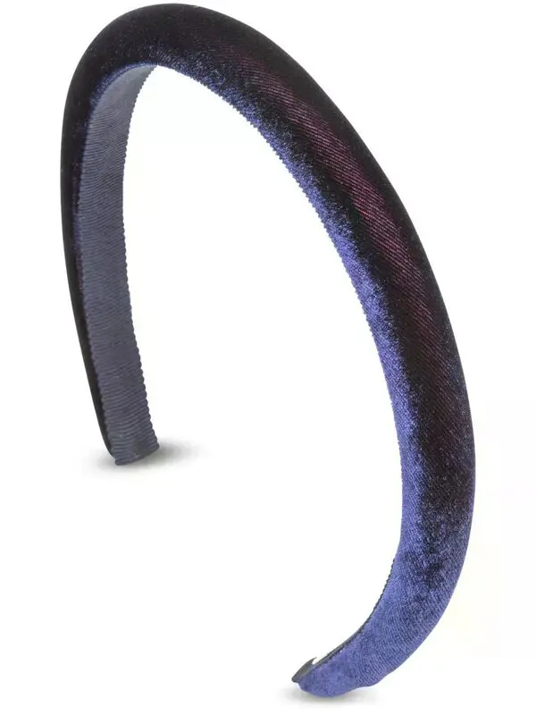 JENNIFER BEHR Tiana Velvet Headband - Blue