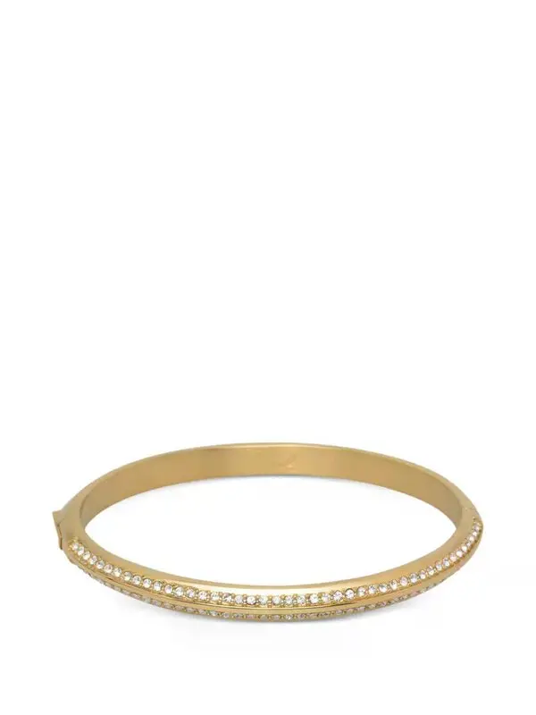 Karl Lagerfeld Crystal-embellished Bangle Bracelet - Gold