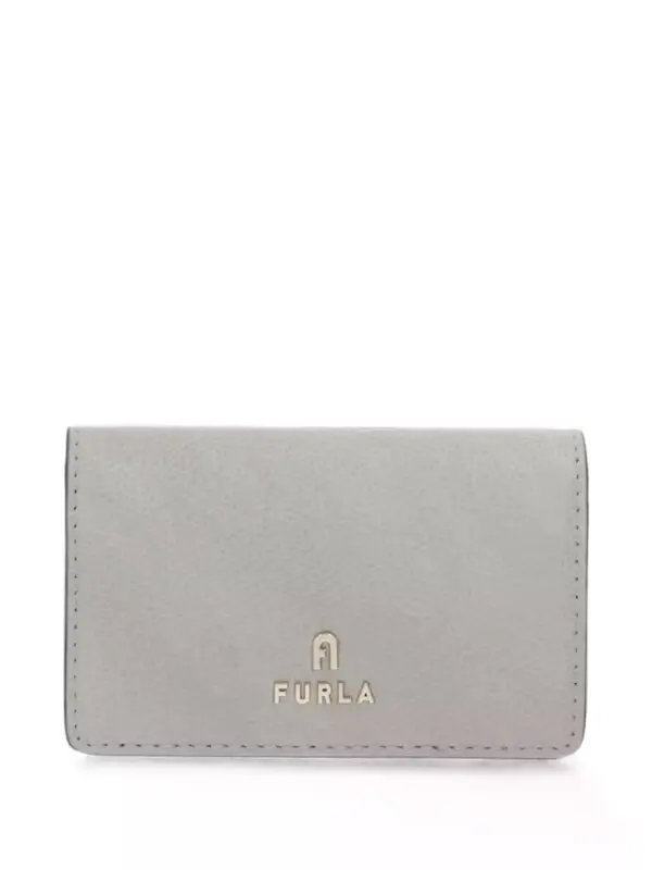 Furla Small Camelia Leather Wallet - Grey